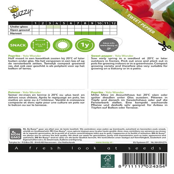 Paprika Yolo Wonder
