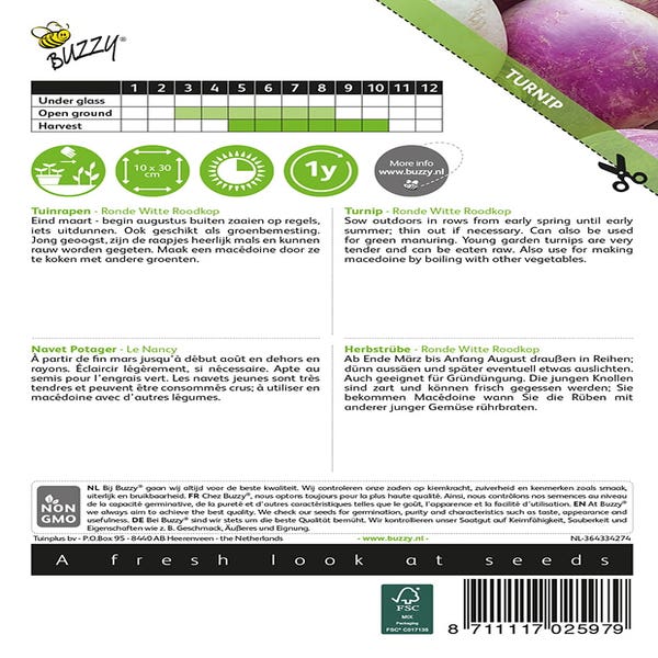 Rapen Ronde Witte Roodkop